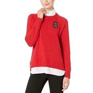 Lauren Ralph Lauren | Sweaters | Nwt Ralph Lauren Red Bullion Patch ...